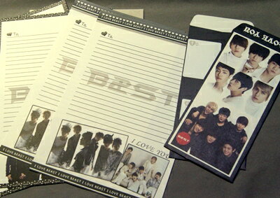 便箋4枚　封筒2枚　