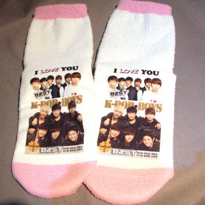 アジアンスター画像入りスニーカーソックス(靴下)　