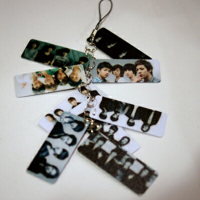 爆竹型ストラップ大 カード1枚の大きさ：2cm×5cm カードの表裏に写真が印刷されており、数珠繋ぎされた写真を見ると、それはもうストラップとしては圧巻です。 種類はご選択できませんので、ご了承下さい。　