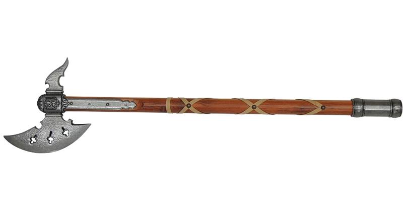 DENIX デニックス 636 ジャーマンウォーアックス 11世紀 (西洋剣レプリカ) 全長80cm ※レプリカ模造刀剣ですので、刃はついておりません。 重量1140g 青い地中海メノルカ島に工場を有し、世界中で有名なフリントロック、パーカ...