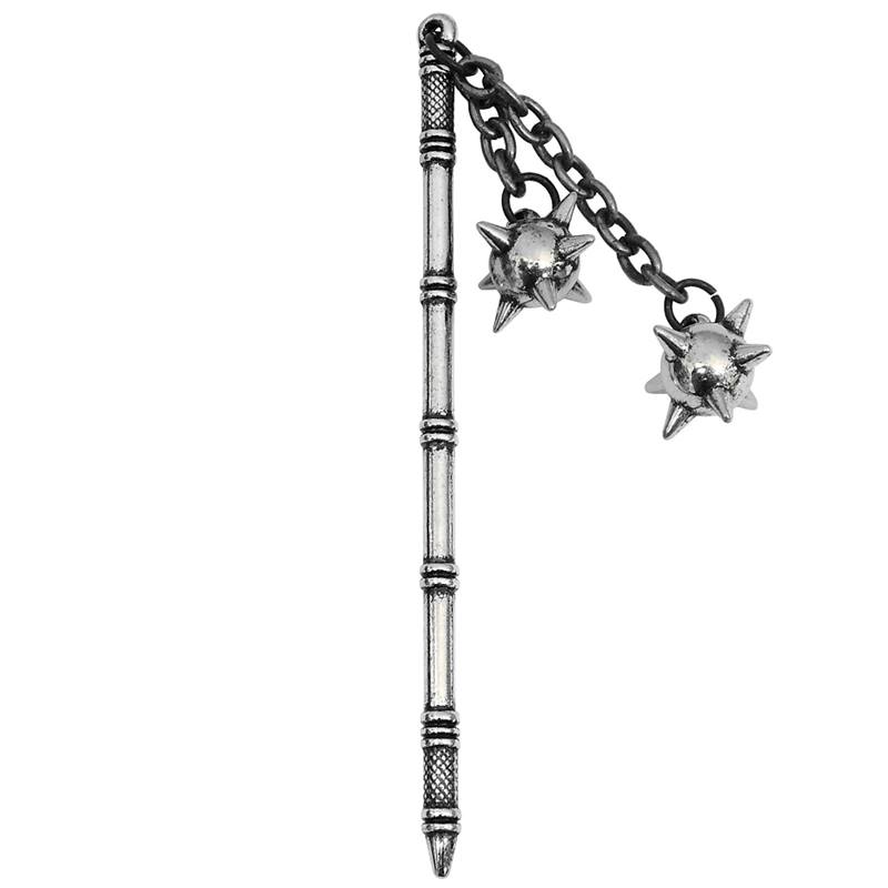 DENIX デニックス 6502 ミニフレイル 2ボール イングランド 15世紀 12cm 30g 西洋剣レプリカ ※レプリカ模造刀剣ですので、刃はついておりません。 青い地中海メノルカ島に工場を有し、世界中で有名なフリントロック、パーカッ...