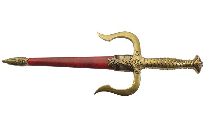 DENIX デニックス 4178/L サイディフェンスダガー ゴールド 46.5cm 930g 西洋剣レプリカ ※レプリカ模造刀剣ですので、刃はついておりません。 コレクション品やインテリア用品としてご利用ください 青い地中海メノルカ島に工...