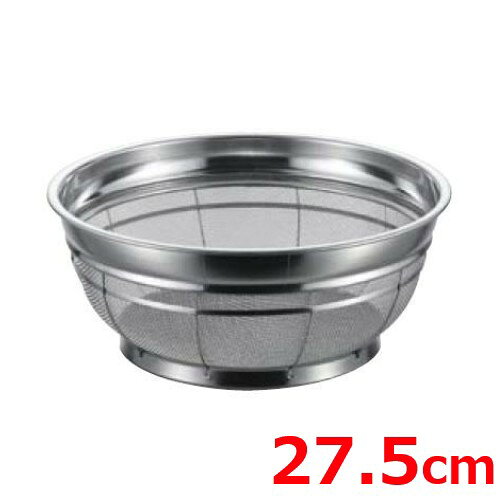商品情報商品番号：8771200商品名：F型ザル 荒目 27.5cm 6.5メッシュ 18ー8 BKメーカー：EBM寸法：外径295×深さ118×高さ132(mm)配送料について【ご注意】画面上の色はブラウザやご使用のパソコンの設定により実...