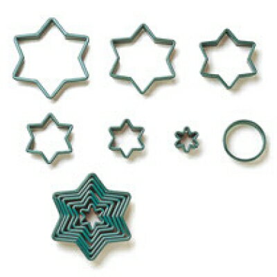 商品情報商品コード：aa1-5195800商品名：もみの木 ミルフィーユセット C-011寸法：型式：C-011お届け数(合計)：1[特記事項]耐熱温度：100℃サイズ‐星型：153×H20、約112×H20、約85×H20、約67×H20...