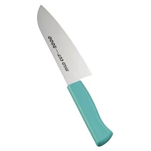 商品情報商品コード：aa1-7383150商品名：MILD CUT-2000 カラー庖丁 牛刀 MCG 18cm グリーン寸法：長さ：295、背厚：1.8、刃渡：180型式：MCGお届け数(合計)：1重量：0.095kg商品コメント：●刃身...