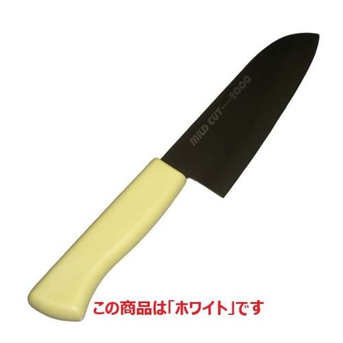 商品情報商品コード：aa1-7383210商品名：MILD CUT-2000 カラー庖丁 万能型 MCB 16cm ホワイト寸法：長さ：288、背厚：1.8、刃渡：160型式：MCBお届け数(合計)：1重量：0.11kg商品コメント：●刃身...