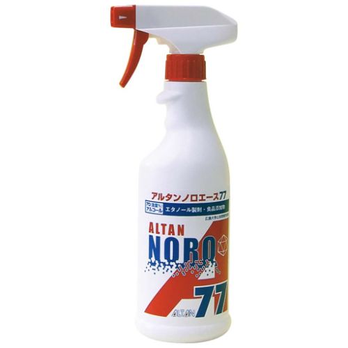 商品情報商品名：アルタン エタノール製剤 ノロエース77 スプレータイプ 500ml商品番号：aa1-1132200容量：500ml配送料について【ご注意】画面上の色はブラウザやご使用のパソコンの設定により実物と異なる場合があります。