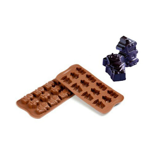 商品情報商品コード：aa1-0558610商品名：シリコマート イージーチョコ ロボット(12ヶ取)SCG18寸法：幅215mm×奥行105mm×出来上がり寸法：39.5×26.7×H16お届け数(合計)：1[特記事項]耐熱温度：-60℃~...