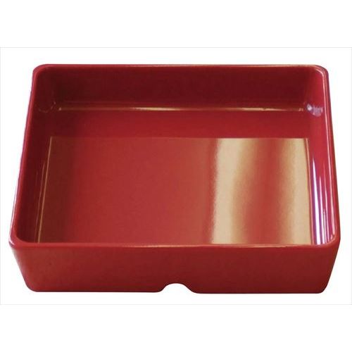商品情報商品コード：aa1-5132020商品名：スクエアパーツ・ポーション4/9 M-2394 レッド寸法：幅153mm×奥行153mm×高さ32mmお届け数(合計)：1内容積または内容量：430ml[特記事項]耐熱温度：120℃材質・素...