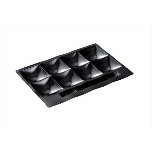商品情報商品コード：aa1-0261000商品名：「和」テイスト ビュッフェプレート 黒寸法：幅358mm×奥行241mm×高さ34mmお届け数(合計)：1[特記事項]耐熱温度：120℃材質・素材：メラミン樹脂配送料について【ご注意】画面上...