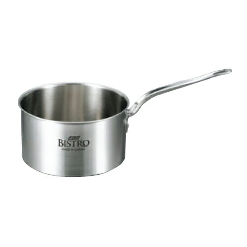 商品情報商品名：EBM ビストロ 三層クラッド 深型片手鍋 15cm 蓋無寸法：内径:150・外径:164・深さ:90・板厚:2.3・底径:130送料区分：小物送料お届け数（合計）：1内容積または内容量：1.5L重量：.6商品コード：aa1...