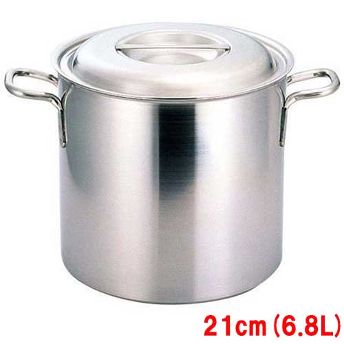 商品情報商品名：プロデンジ 寸胴鍋 21cm 寸法：内径:210・外径:222・深さ:200・板厚:2.5・底径:185送料区分：小物送料お届け数（合計）：1内容積または内容量：6.8L重量：2.2999999999999998商品コード：...