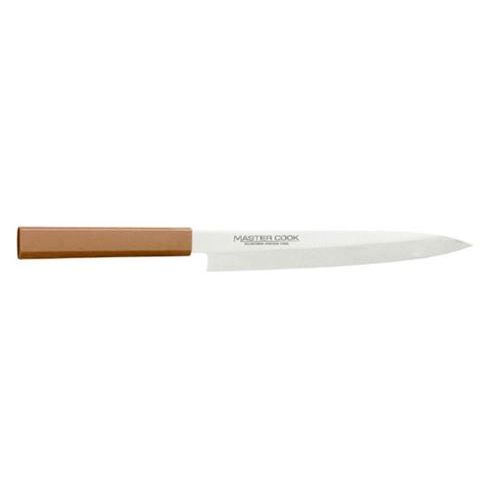 商品情報商品コード：aa1-7382860商品名：マスターコック 抗菌カラー庖丁 柳刃 MCYK270 ブラウンEBMコード：7382860TKG商品コード：8-0326-0812メーカー：MASTER COOK寸法：長さ：413、背厚：3...