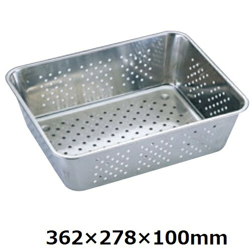 商品情報商品番号：2306600商品名：野菜水切りバット 10枚取 18ー8 UKメーカー：EBM寸法/容量/重量：362×278×100mmその他：●パンチング穴径：4mm よく検索されるキーワード：UKバット ユーケーバット UKステン...