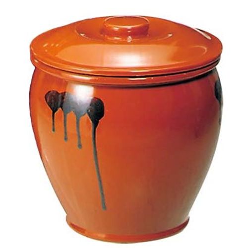 商品情報商品番号：3058300商品名：蓋付 半胴瓶 0.5号メーカー：EBMサイズ/内容量/重量：直径130×145 / 容量：0.9L / 重量：その他：～商品について～●陶器製なので、ぬか漬はもちろん、味噌、焼鳥のタレ等幅広く使用でき...