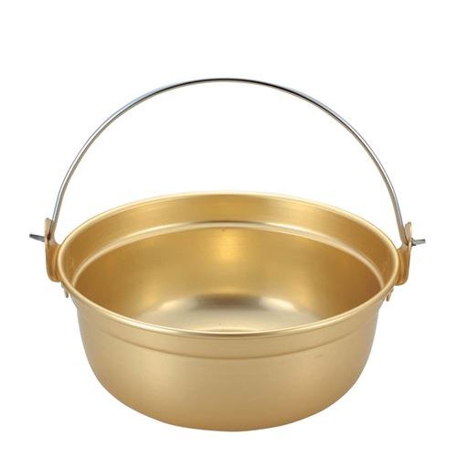 商品情報商品名：アルマイト ツル付段付鍋 30cmメーカー型番：2893200JANコード：4977906371304入り数：1サイズ(外形寸法mm)：φ310サイズ(内形寸法mm)：30cm 深さ：125重量：0.5kg材質：アルマイト商...