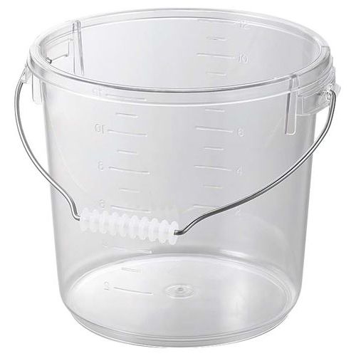 商品情報商品名：ポリカーボネイト バケツ 10L PO－24A 本体 メーカー型番：2000430JANコード：4976391004407入り数：1サイズ(外形寸法mm)：外径：273φ 高さ：255 つり手幅：305サイズ(内形寸法mm)...