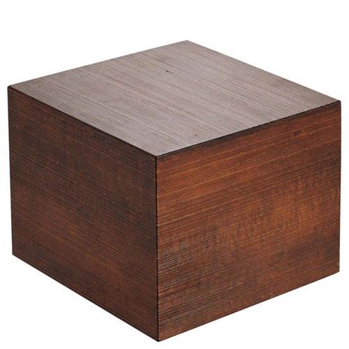 商品情報商品名：木製 千筋キューブ 茶 200×200×160mmメーカー型番：1654500JANコード：4548170237742入り数：1サイズ(外寸mm)：200×200×160サイズ(内寸mm)：-重量：0.57kg材質：合板表面...
