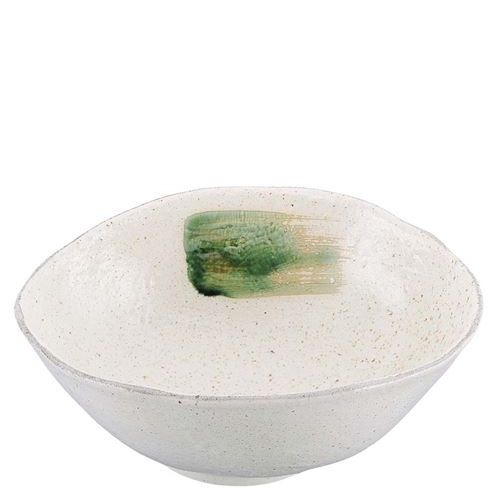 商品情報商品名：和食器コレクション 筆織部 変形大鉢メーカー型番：8181530JANコード：4548170223769入り数：1サイズ(外寸mm)：242×205×H90サイズ(内寸mm)：-重量：-材質：磁器商品について●めん皿・丼配送...