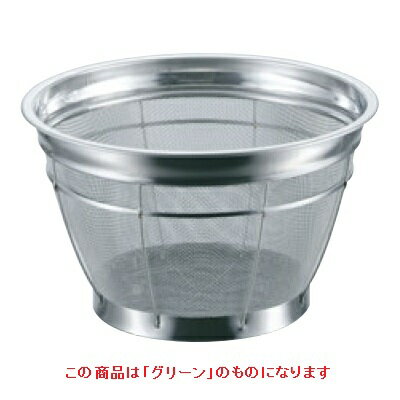 商品情報商品コード：aa1-0420810商品名：BK 18-8 カラーバー付 米揚ザル 普通目 27.5cm 3升 グリーン寸法：高さ185外径：295、内径：275、深さ：165お届け数(合計)：1配送料について【ご注意】画面上の色はブ...