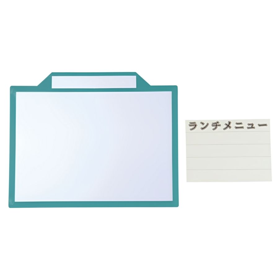 商品情報商品名：タイトルパネル(B5サイズ)緑メーカー型番：6788500入り数：1サイズ(外寸mm)：205×278商品について●使い方はいたって簡単！コピーサイズ用紙(A5・B5・A4・B4)にワープロやパソコンでメニューを印刷し、横か...