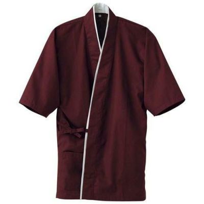 商品情報商品名：作務衣上衣 EA3061－2(男女兼用)えんじ Lメーカー型番：1065290JANコード：4582318910227入り数：1サイズ(外寸mm)：胸囲130×着丈80×裄丈62(cm)サイズ(内寸mm)：-重量：-材質：ポ...