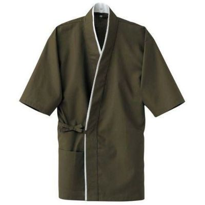 商品情報商品名：作務衣上衣 EA3061－4(男女兼用)抹茶 Sメーカー型番：1065330JANコード：4582318910265入り数：1サイズ(外寸mm)：胸囲110×着丈78×裄丈57(cm)サイズ(内寸mm)：-重量：-材質：ポリ...