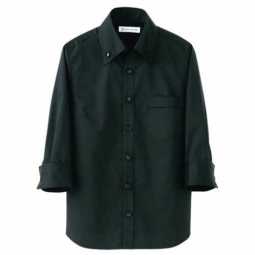 商品情報商品名：男女兼用 スキッパーボタンダウンシャツ CH4420－9 ブラック LLメーカー型番：4311990JANコード：4582318960109入り数：1サイズ(外寸mm)：肩巾47×胸囲123.5×着丈74×袖丈49.5(cm...