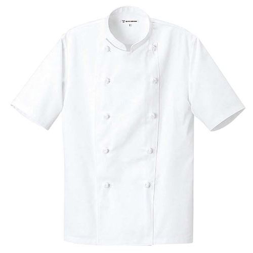 商品情報商品名：コックコート(男女兼用)AA499－0 ホワイト Lメーカー型番：4673320JANコード：4582318910661入り数：1サイズ(外寸mm)：肩巾46×胸囲112×着丈74×袖丈29(cm)サイズ(内寸mm)：-重量...