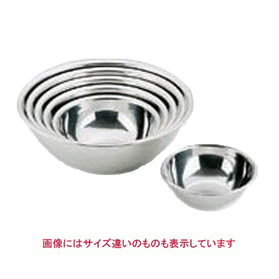 商品情報21-0ステンレスボール18-8と同等の耐食性を持ちながらコストを抑えた新素材です。素材が硬く丈夫ですのでハードな厨房にはピッタリです 商品番号：abc9212商品名：SA 21-0 ボール 42cmサイズ/内容量/重量：直径453...