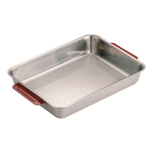 ■商品説明■商品名：18-8 カラーハンドル角バット 10枚取 レッドメーカー品番：9-0134-0111お届け数：1JANコード：4905001115417カラー：レッド特記事項：●HACCP対応食材別の色分け管理に便利なカラーシリーズ●...