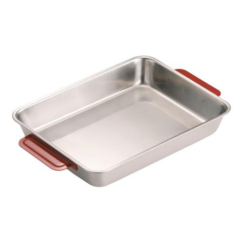 ■商品説明■商品名：18-8 カラーハンドル角バット 18枚取 レッドメーカー品番：9-0134-0126お届け数：1JANコード：4905001115530カラー：レッド特記事項：●HACCP対応食材別の色分け管理に便利なカラーシリーズ●...