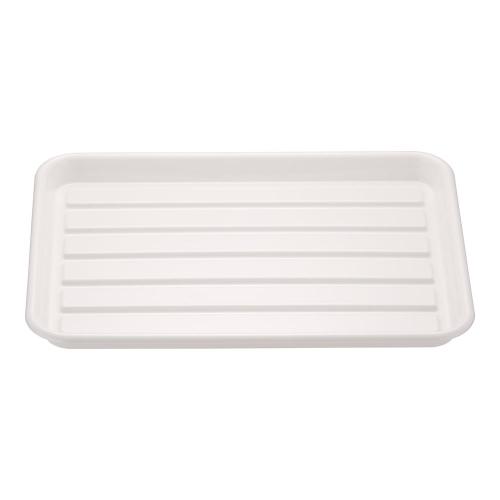 ■商品説明■商品名：ABS パイレス 小 ホワイト メーカー品番：9-0143-1101お届け数：1JANコード：4905001234095カラー：ホワイトサイズ：●間口×奥行×高さ(mm):375×275×25●質量(kg):0.27【配...