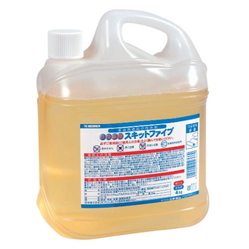 ■商品説明■商品名：ニチネン スキットファイブ 4kg(濃縮中性洗剤)メーカー品番：9-1318-0401お届け数：1JANコード：4944405023669特記事項：●5倍濃縮タイプ●標準使用量:水15Lに対して5倍稀釈液30ml●洗浄力...