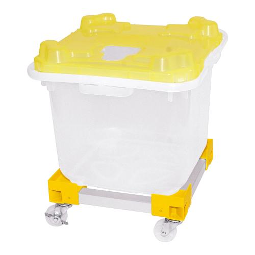 ■商品説明■商品名：NEWハイジーンボックス専用カート#20 黄メーカー品番：9-1562-0304お届け数：1JANコード：4905001386503カラー：黄特記事項：●316×316×H130キャスター:ナイロン製 φ50×4自在 2...