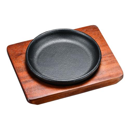 ■商品説明■商品名：SAミニ丸ステーキ皿 メーカー品番：9-1857-0201お届け数：1JANコード：4905001028328その他仕様：●(木台)間口×奥行(mm):160×130特記事項：●※ステーキ皿のサイズ表示は鉄板の外寸法にな...