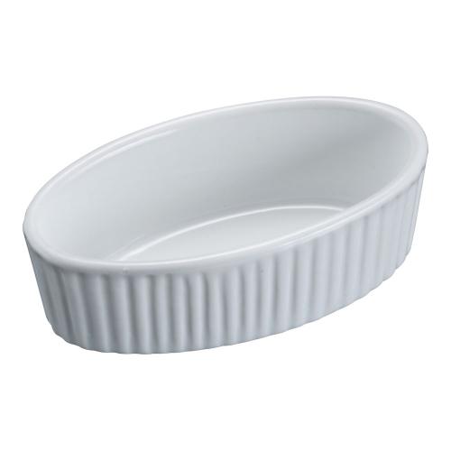 ■商品説明■商品名：耐熱性磁器 楕円スフレ Sメーカー品番：9-2297-0501お届け数：1JANコード：4571177210531特記事項：●材 質:耐熱磁器 耐熱温度:390度●オーブン、電子レンジに御使用できます。※直火にはかけられ...