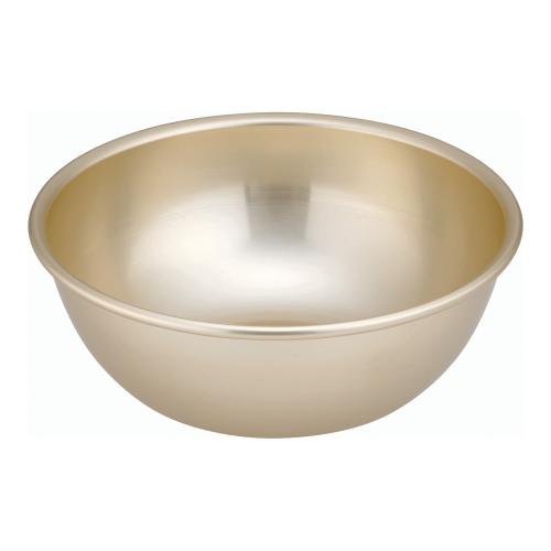 ■商品説明■商品名：ゴールド アルマイトボール 22cmメーカー品番：9-0258-0403お届け数：1JANコード：4977906420224その他仕様：●容量(L):2.5サイズ：●外径×深さ(mm):235×84●内径(cm):22【...