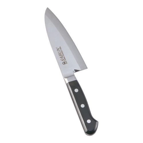 ■商品説明■商品名：SA SABUN ステンレス鋼 出刃 15cmメーカー品番：9-0307-0602お届け数：1JANコード：4905001016288その他仕様：●背厚(mm):5特記事項：●SA SABUN(サブン)ステンレス鋼 黒合...