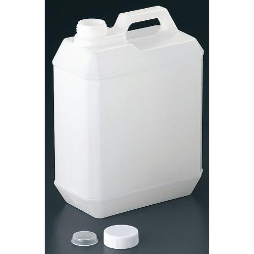 ■商品説明■商品名：PE 1口缶 4L(中栓・キャップ付) メーカー品番：9-0254-0501お届け数：1JANコード：4905001356483その他仕様：●容量(L):4特記事項：●材質:ポリエチレンサイズ：●幅×奥行×高さ(mm):...
