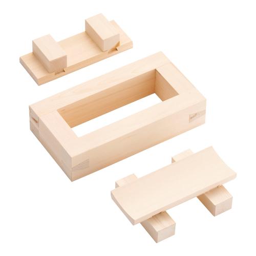 ■商品説明■商品名：木製 大阪寿司 1ッ山(桧材) メーカー品番：9-0544-1601お届け数：1JANコード：4582222520871サイズ：●幅×奥行×深さ内寸(mm):170×65×50●質量(kg):0.7【配送料について】【ご...