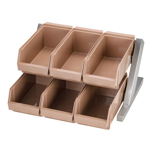 ■商品説明■商品名：SA18-8デラックス オーガナイザー 2段3列(6ヶ入) キャメルメーカー品番：9-0862-0304お届け数：1JANコード：4905001024849カラー：キャメル特記事項：●SA 18-8 デラックス オーガナ...