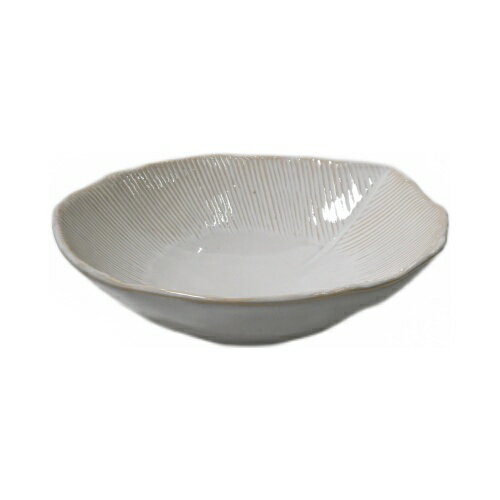■商品説明■商品名：乳白均窯 葉型8寸盛鉢 24.5×22×7.4(cm)お届け数：1JANコード：2500030035242メーカー型番：3003524サイズ：24.5×22×7.4(cm)重量：705手触り：細かな凹凸感もあります【配送...