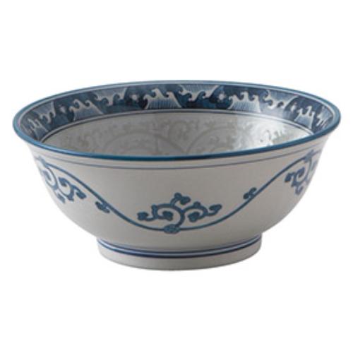 ■商品説明■商品名：波唐草 6.3高台丼メーカー型番：035-E026お届け数：1サイズ：φ18.5×7.8(cm)容量：1000重量：550【配送料について】【ご注意】画面上の色はブラウザやご使用のパソコンの設定により実物と異なる場合があ...