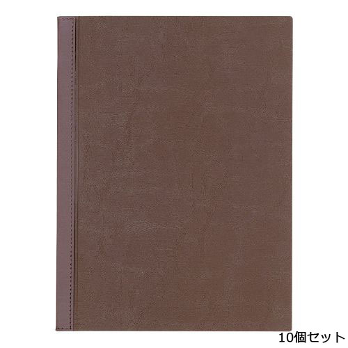 商品情報商品名：インフォ&メニューブック(背表紙合皮) スリムB-LU/茶メーカー型番：slimB-LUEBMコード：3102420TKG商品コード：8-1991-0402お届け数（合計）：10JANコード：4995446109935サイズ...