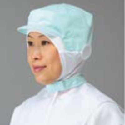商品情報商品番号：6028000商品名：頭巾帽子 ケープ付きタイプ M 9-1013グリーンメーカー：EBMサイズ/内容量/重量：その他：頭廻り：600材質：本体/制電トロピカル(PET再生繊維)ポリエステル100%、顔廻り/吸汗ニット-ポ...