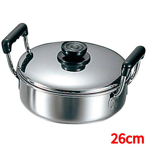 商品情報商品番号：0169900商品名：ソースポット 浅型 両手 26cm 18-0 MAEBMコード：169900TKG商品コード：8-0062-0804メーカー：EBMサイズ/内容量/重量：、外径：273/底径：225×98 / 容量：...