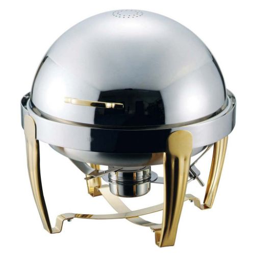 　■ 商品について ■　■ 商品概要 ■商品番号1079200商品名SXロールトップチェーファー丸型 2段階開閉式 X33621UQメーカーEBMサイズ/内容量/重量直径：465×445 / 容量： / 重量：その他カバーオープン時H270...