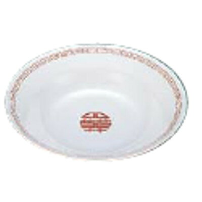 商品情報商品番号：2420010商品名：メラミン中華食器 瑞祥 冷麺皿(新型)喜喜 CA-19メーカー：EBMサイズ/内容量/重量：直径230×45その他：※メラミン中華食器“瑞祥"シリーズは〈外赤・内白〉のCAタイプ、〈外青磁・内白〉のC...