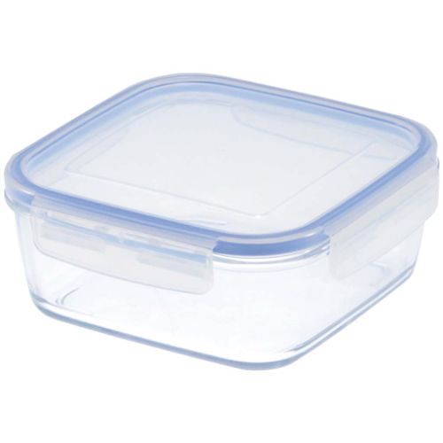 商品情報商品名：ピュアボックス スクエア(正方形) G4214メーカー：EBM寸法：幅：156×奥行：156×高さ：66(mm)お届け数(合計)：1内容積または内容量：1220ml[特記事項]耐熱温度差120℃材質/本体：強化ガラス、蓋：ポ...